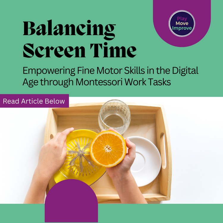 Balancing Screen Time with Fine Motor Skills through Montessori Work T ...
